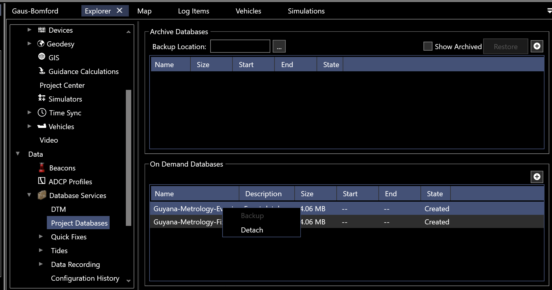 Configuring Automatic Backups for NavView – 4D Nav
